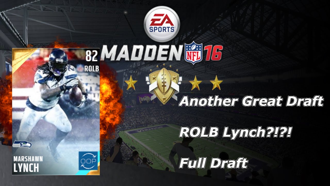 Madden 16 Ranked Draft Champions - ROLB Lynch!! - Another Good Draft ...
