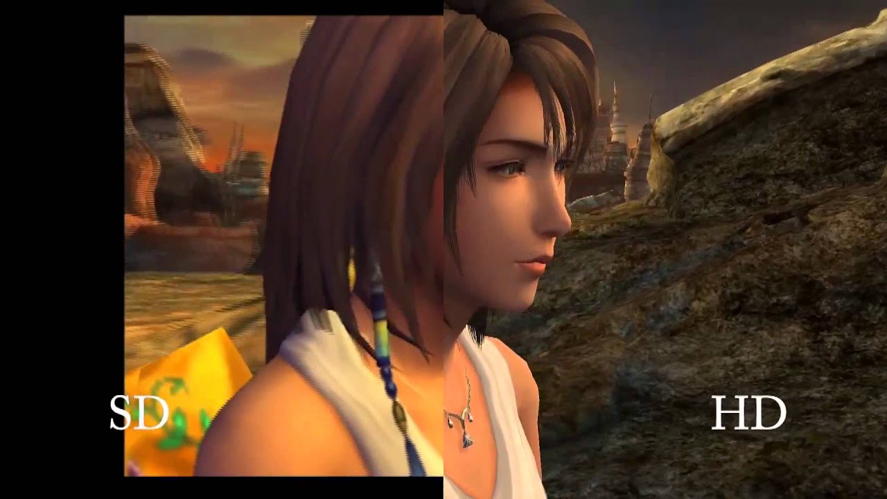 Final Fantasy X Comparison Trailer SD vs HD) (1080p) - YouTube