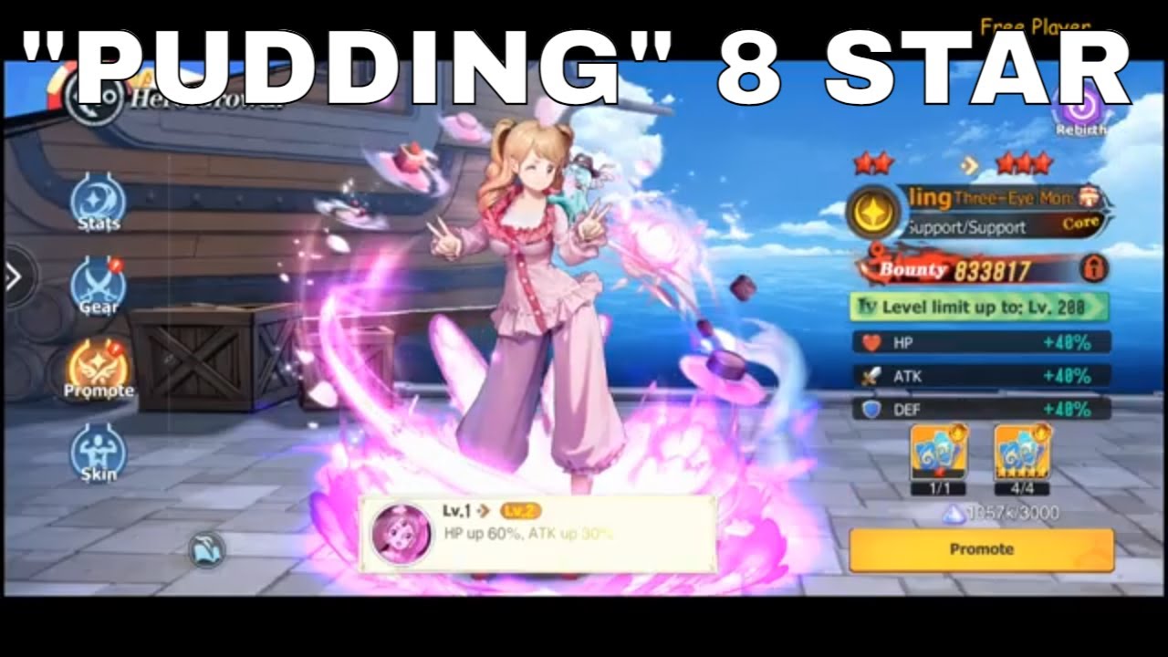 "PUDDING" 8 STAR | New World: Vigour Voyage | THE SEA ROAD: FATE ...