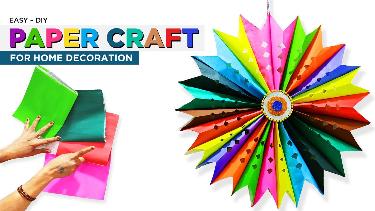 Paper Craft For Home Decoration | Home decor Ideas, Diwali, Christmas ...