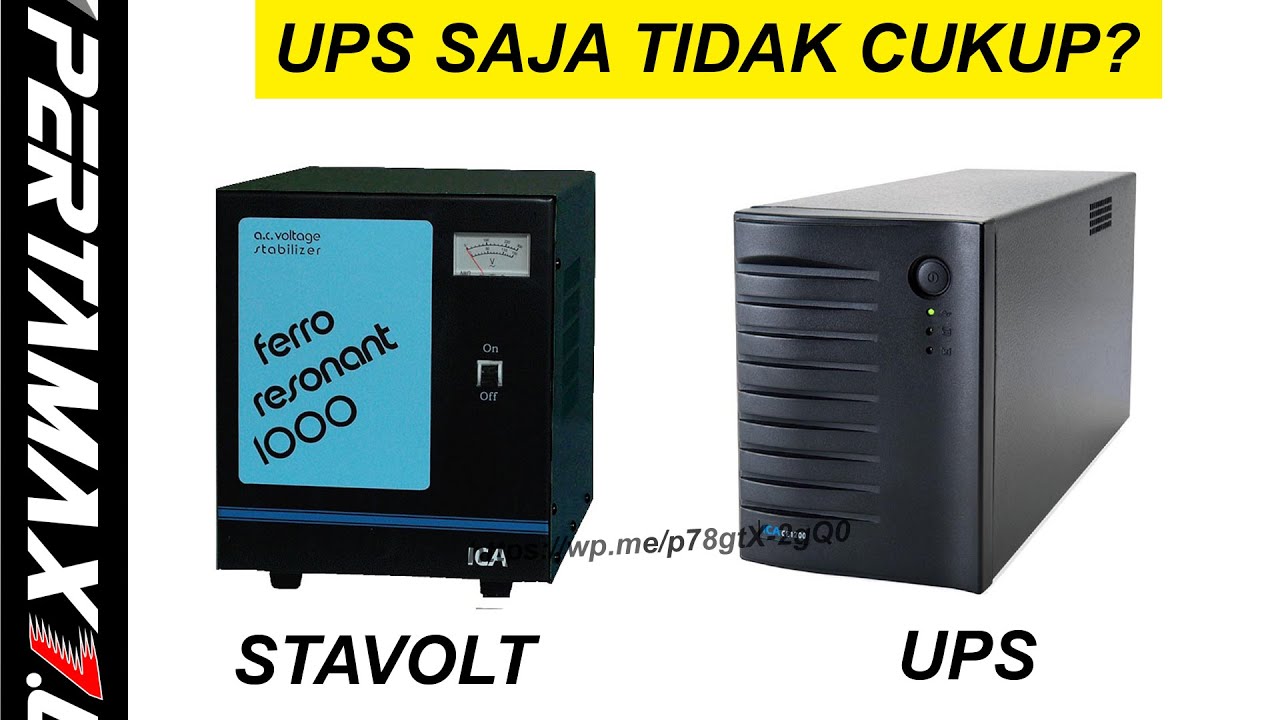 Kapan Komputer Pakai Stavol Stabilizer Dan UPS Sekaligus ⚡⚡⚡ #komputer ...