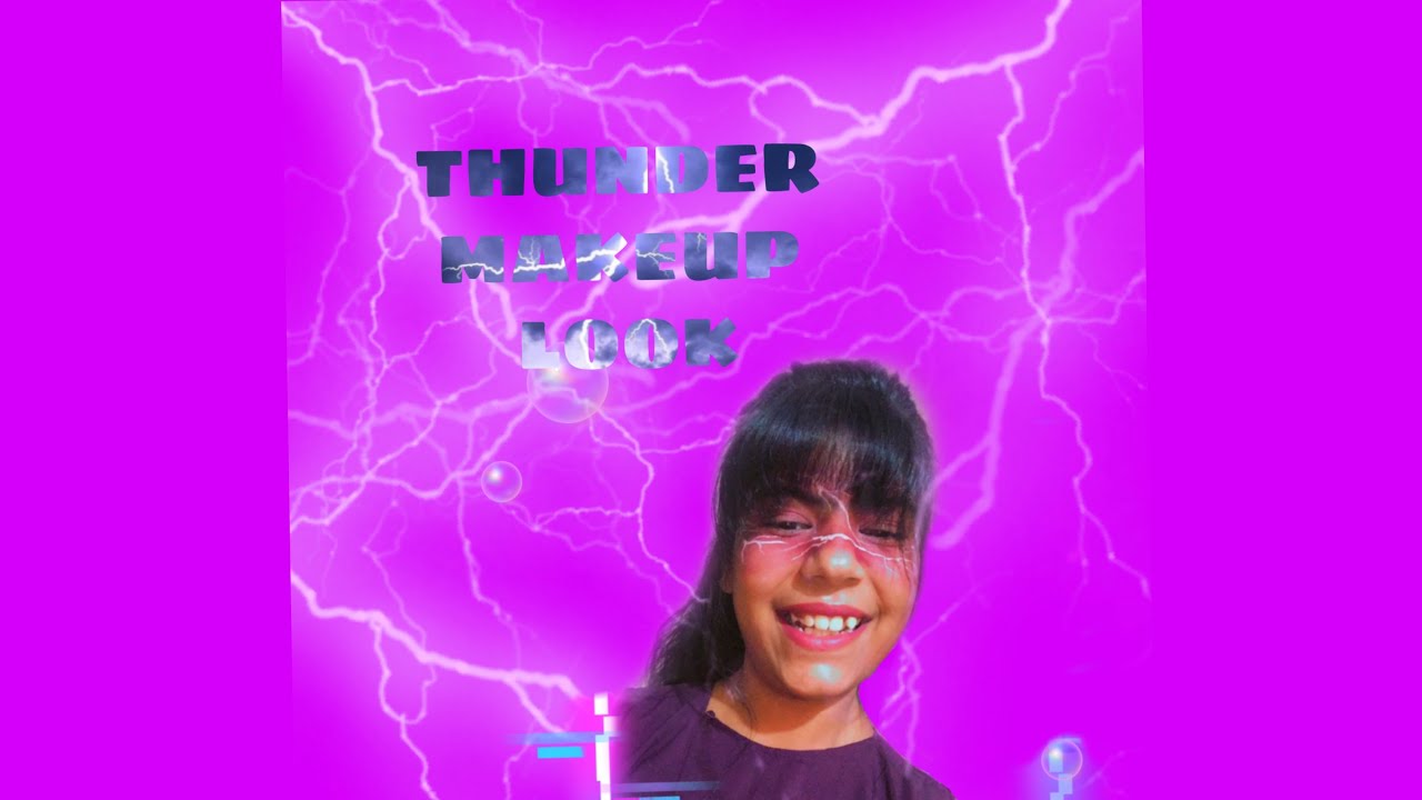 THUNDER MAKEUP LOOK // SAYU VLOGs // - YouTube