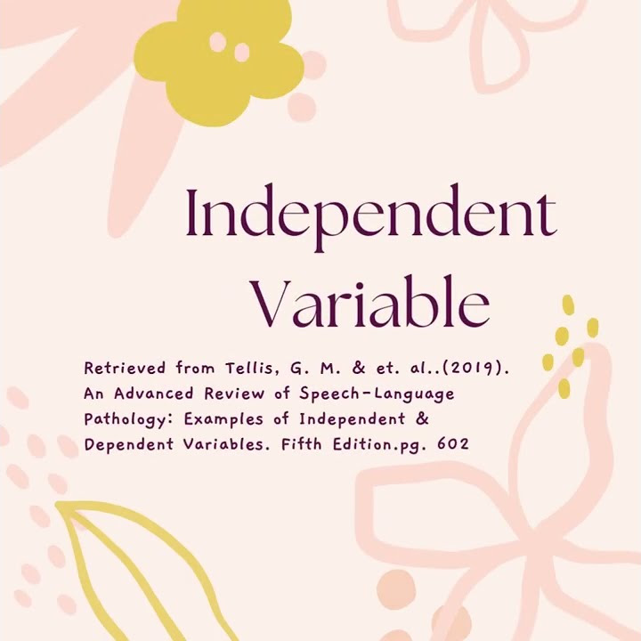 Practice Question: Independent vs Dependent Variable - YouTube