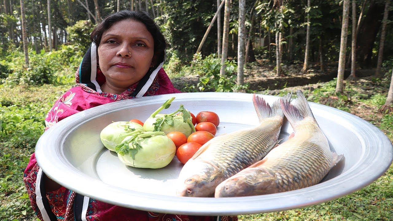 Fish Curry with Shalgam Tomato Recipe - Fish Curry Village Style ...