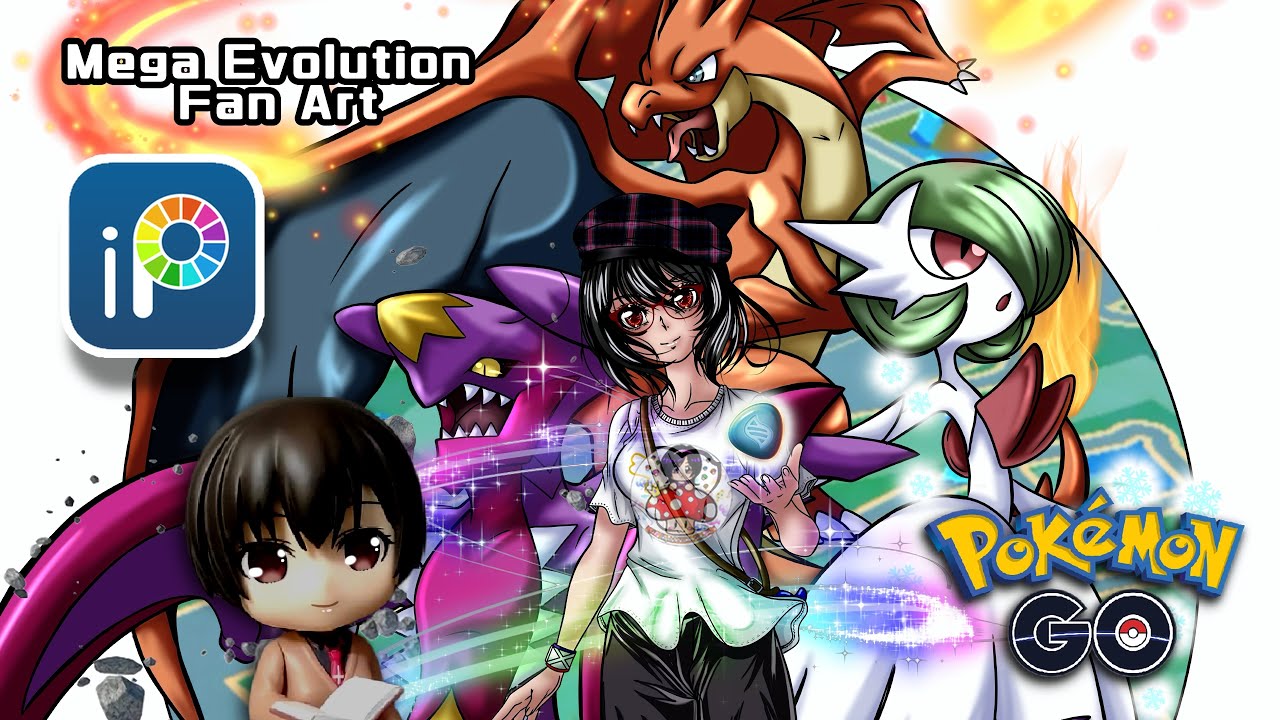 Denpot Coloring: Mega Evolution Fan Art #pokemongo #ibispaint - YouTube
