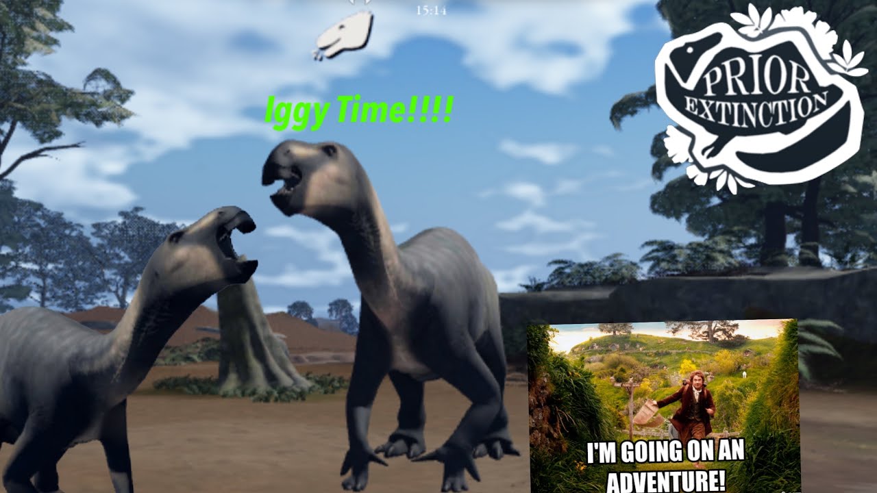 PLAYING AS THE IGUANODON - Prior Extinction - YouTube