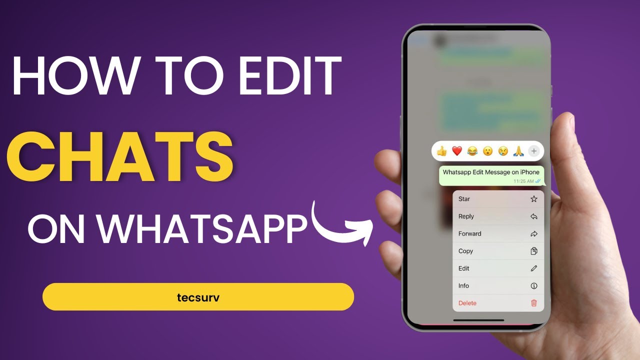 How to Edit a WhatsApp Message (ANDROID AND IPHONE WhatsApp Text tricks ...