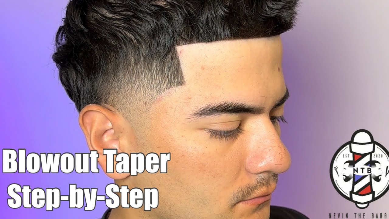 How to cut a Blowout Taper Haircut (Step-by-Step for Beginners) - YouTube