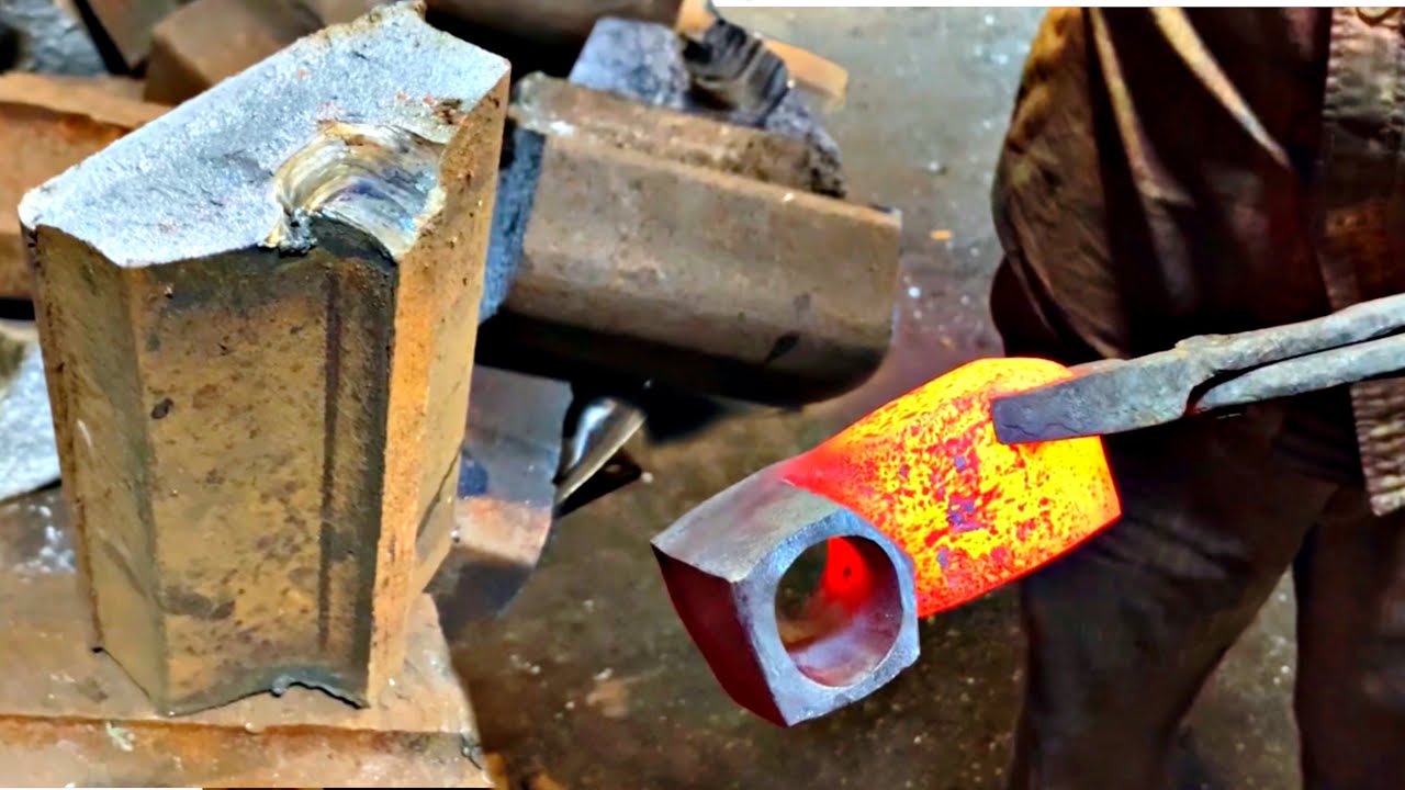 How Its Made Medieval Axes Iron Adze - YouTube