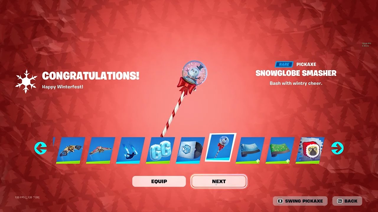 How to Unlock SNOWGLOBE SMASHER Pickaxe in Fortnite Chapter 5 (Full ...