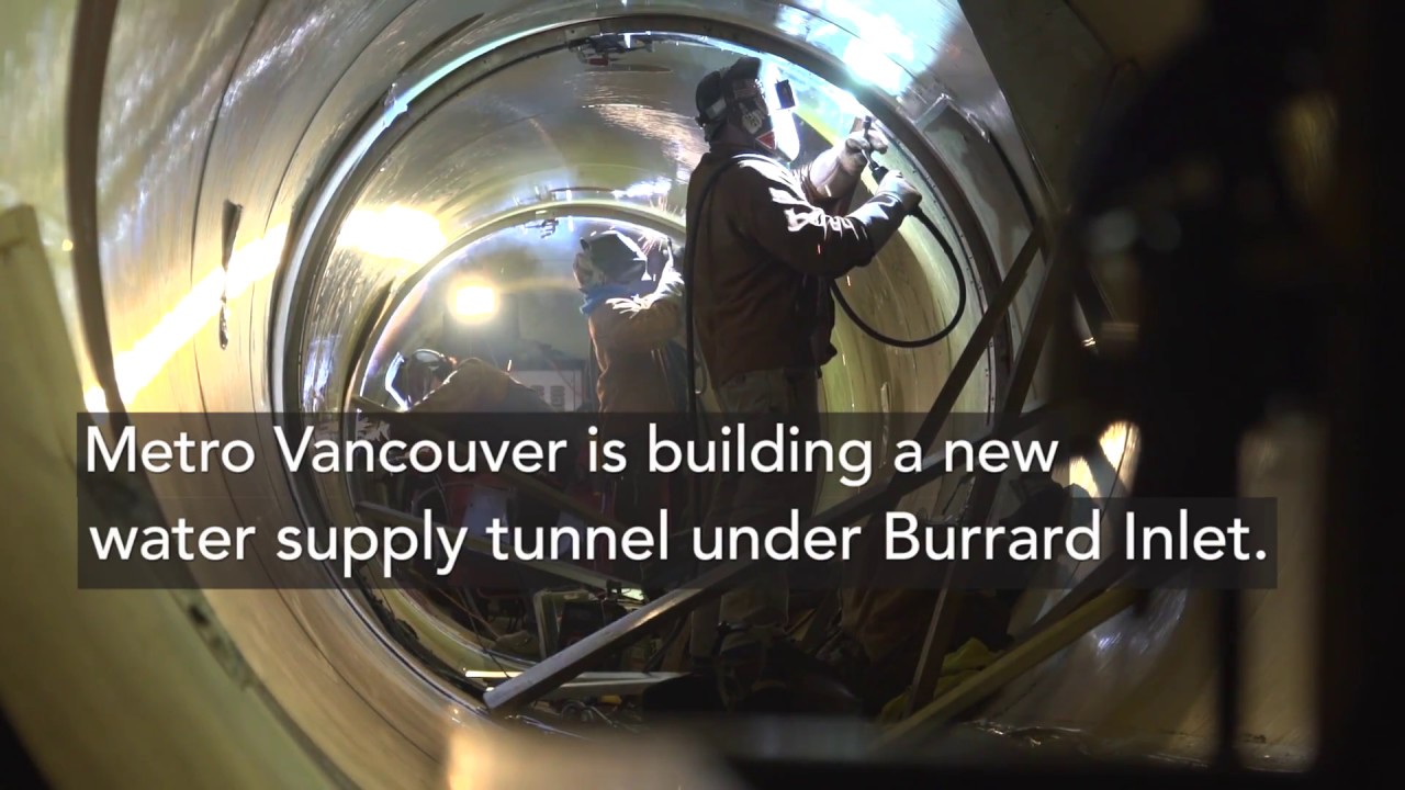 Second Narrows Water Supply Tunnel (Spring 2018) - YouTube