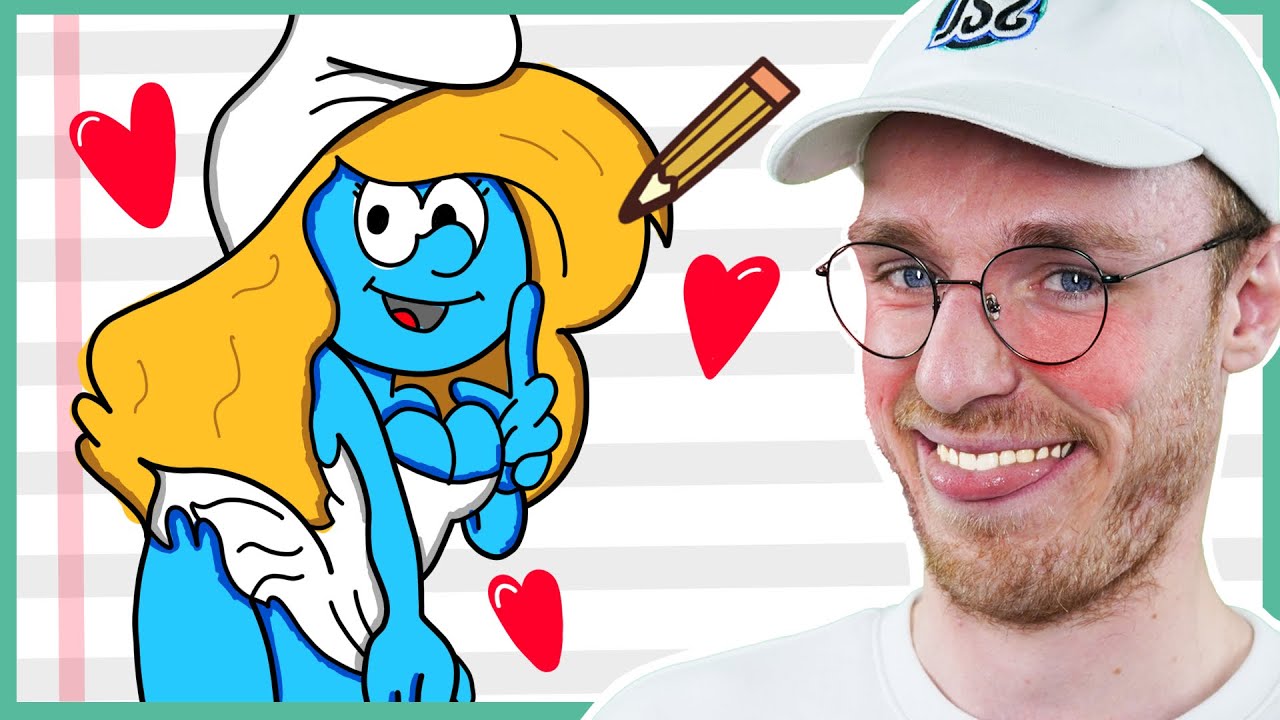 CUTE CARTOONS Natekenen uit Geheugen (18+?) - YouTube