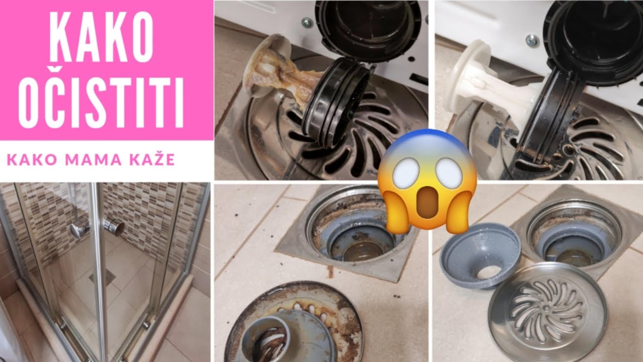 KAKO OČISTITI FILTERE I SLIVNIKE | How to Clean Filters and Drains ...