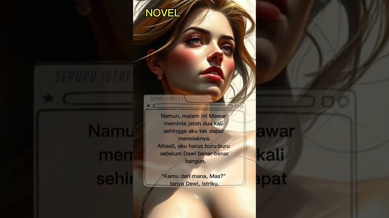 Cerita Novel Sepupu Istriku #ceritahidup #novel #ceritamenarik - YouTube
