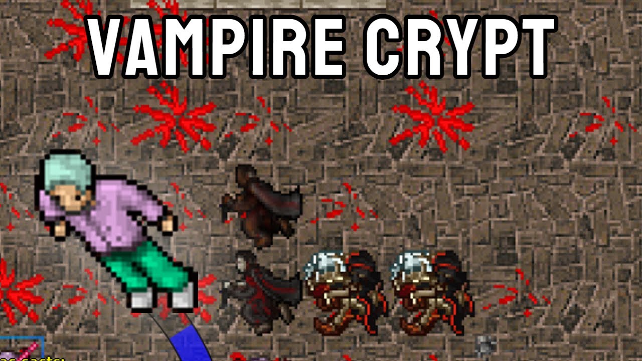 Tibia | VAMPIRE CRYPT DE EDRON | RP LEVEL 130+ | Projeto RP do Zero ...