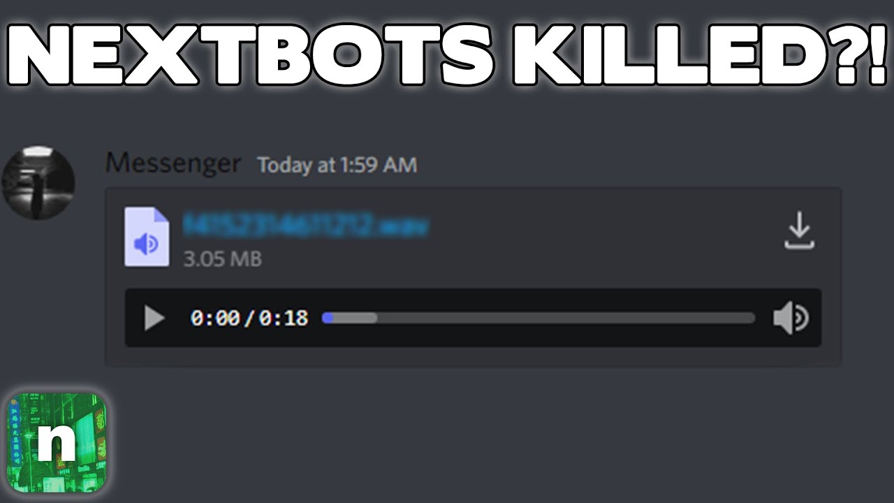 What Does This MYSTERIOUS Audio File Mean?! - Roblox Nico's Nextbots ...