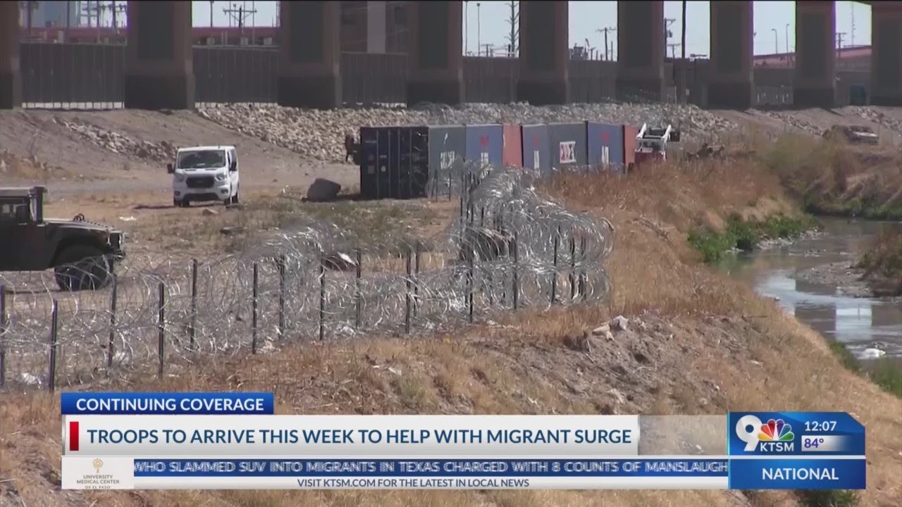 Fort Bliss Military Police to help U.S. Customs. - YouTube
