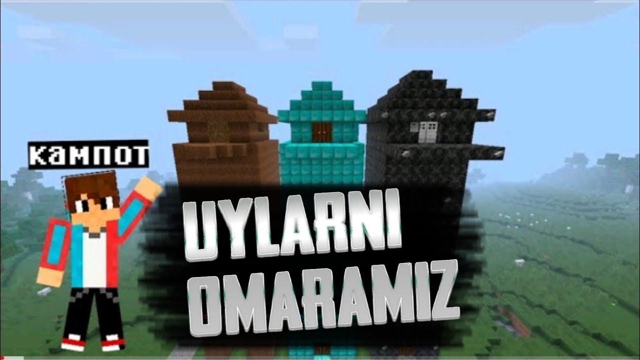 MINECRAFT KAMPOT UZBEKCHA TARJIMA NOB PRO HAKER GOOD NI UYINI OMARAMIZ ...