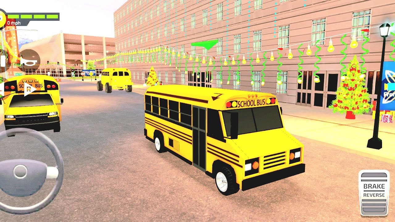 School bus driving game | Bus Simulator games | School bus Simulator ...