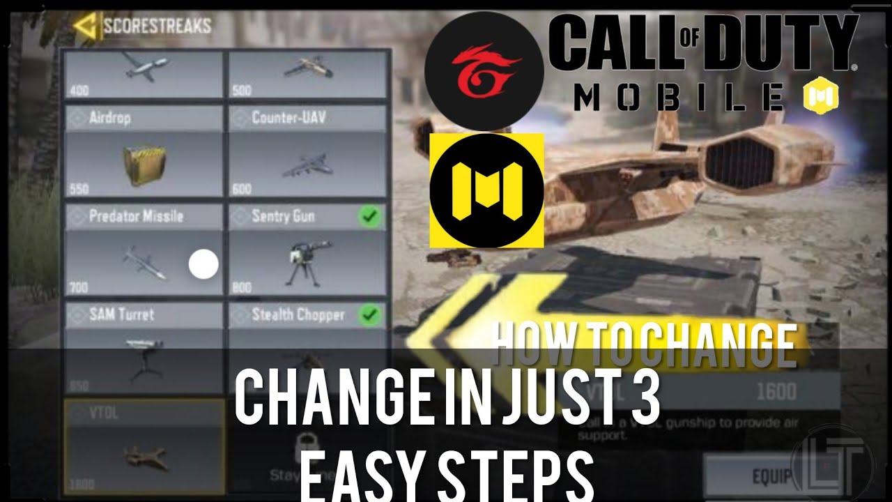 COD | How To Change Your Score Streak in /// CODM | litchip25 - YouTube