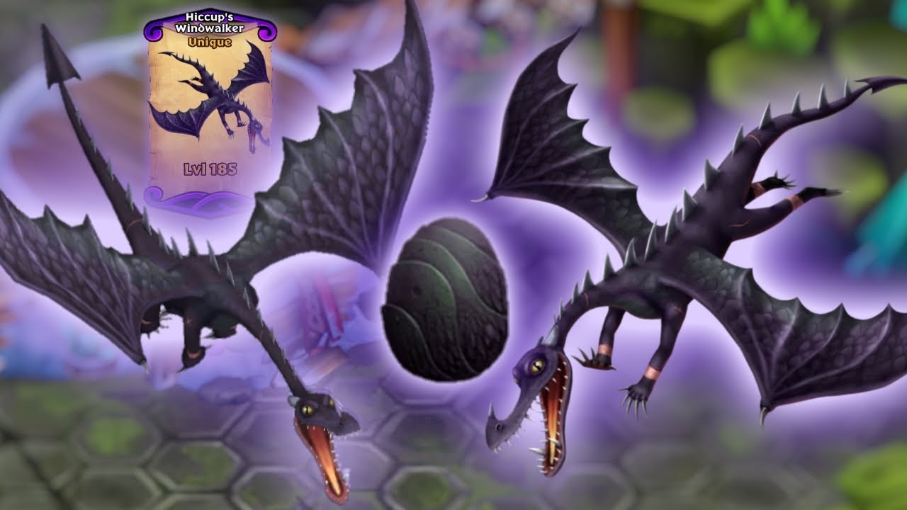 HICCUP'S WINDWALKER - Max Level 185 — New Unique Dragon Showcase ...