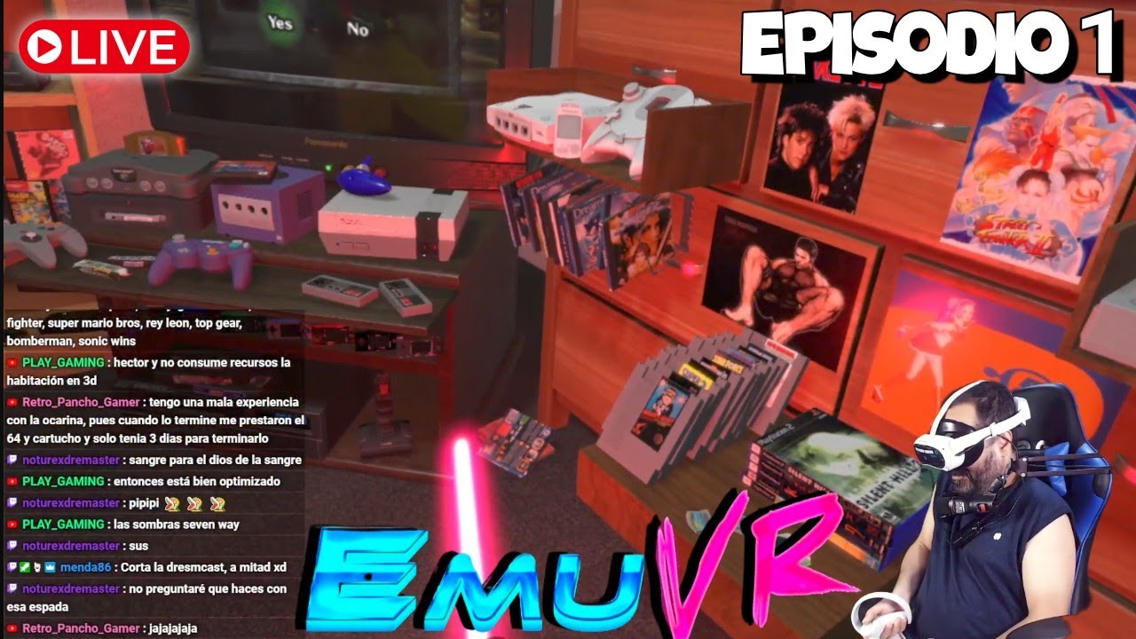 NOCHE #1 en la Nueva Habitación de VideoJuegos del Canal | EmuVR EN ...
