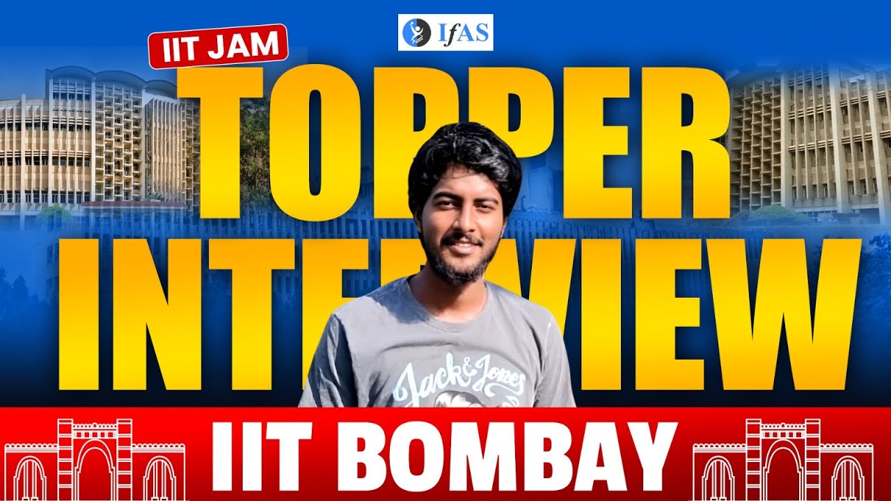 IIT JAM Biotechnology Topper Interview: Top Tips & Strategy! - YouTube