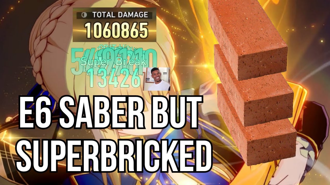 E6 Saber But Superbreak(bricked) | HSR - YouTube