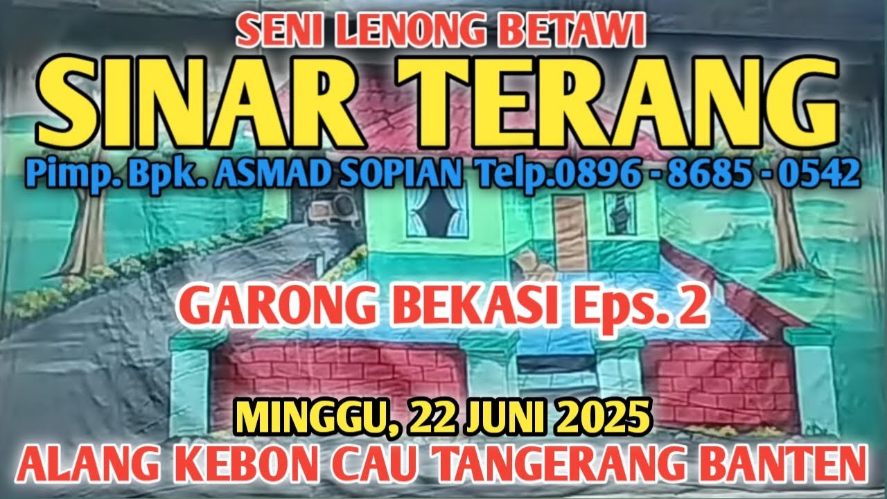 TRAGEDI PERAMPOKAN DI DAERAH BEKASI || KESENIAN LENONG SINAR TERANG ...