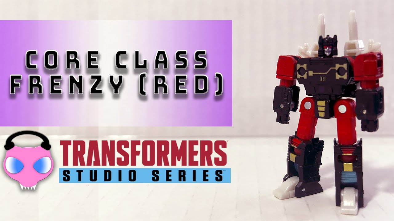 VIDEO REVIEW: Transformers Studio Series 86' - Core Class Frenzy (Red ...
