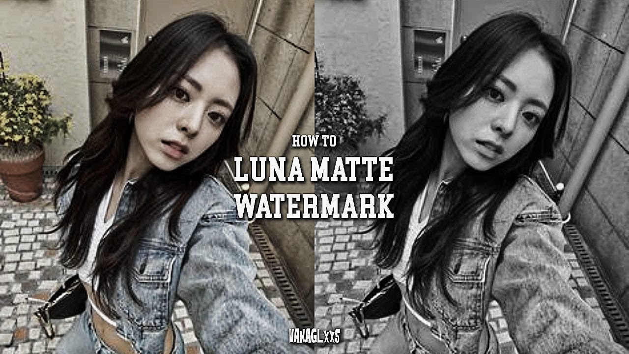 luma matte watermark | after effects tutorial - YouTube