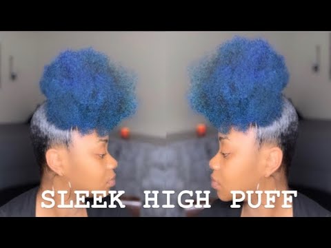 HOW TO: SLEEK HIGH PUFF |NATURAL HAIR| - YouTube