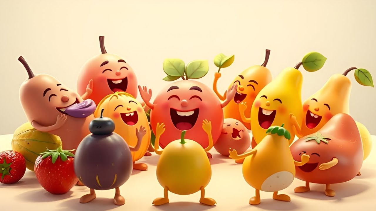 The Laughing Fruits 🥝 | Kids Song | Baby Nursery rhymes and kids Poem 🫠 ...