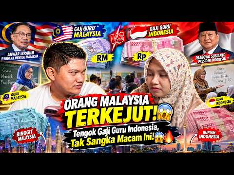 ORANG MALAYSIA TERKEJUT! 😱 Tengok Gaji Guru Indonesia, Tak Sangka Macam Ini!