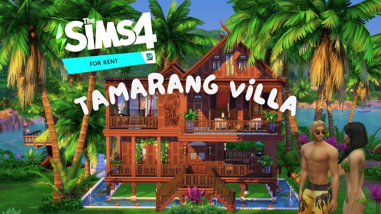 Building a Tamarang rental villa in the Sims 4 | For Rent Speed Build ...