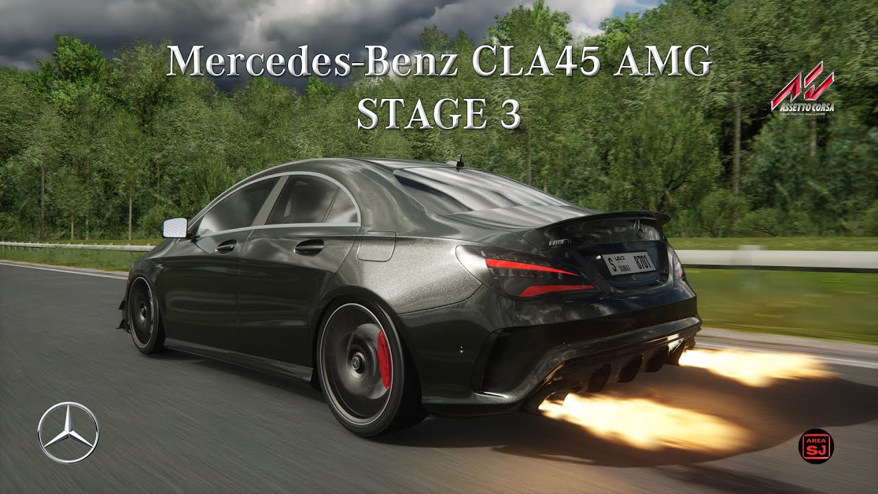 Mercedes Benz CLA45 AMG STAGE 3 - Assetto Corsa - YouTube