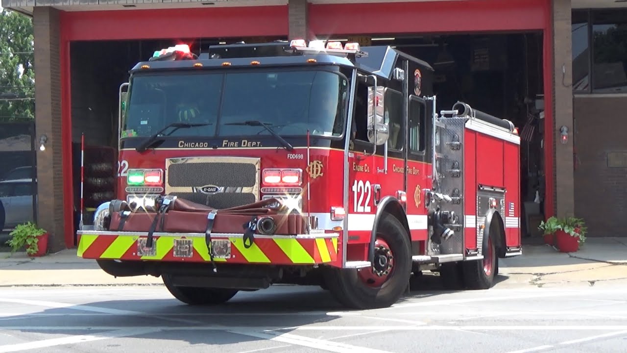*RUMBLER* Chicago Fire Department Engine 122 Responding - YouTube