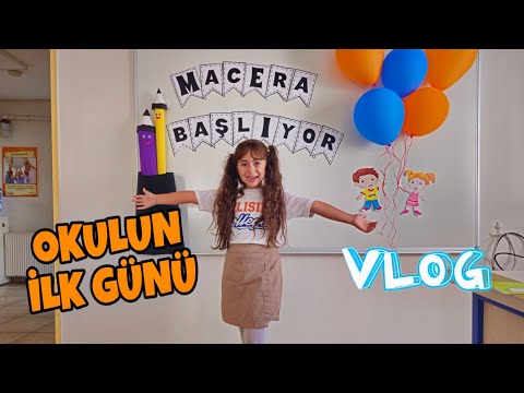 OKULUN İLK GÜNÜ VLOG | ÇANTAMDA NE VAR | OKULA DÖNÜŞ | ESMA OYUN TV