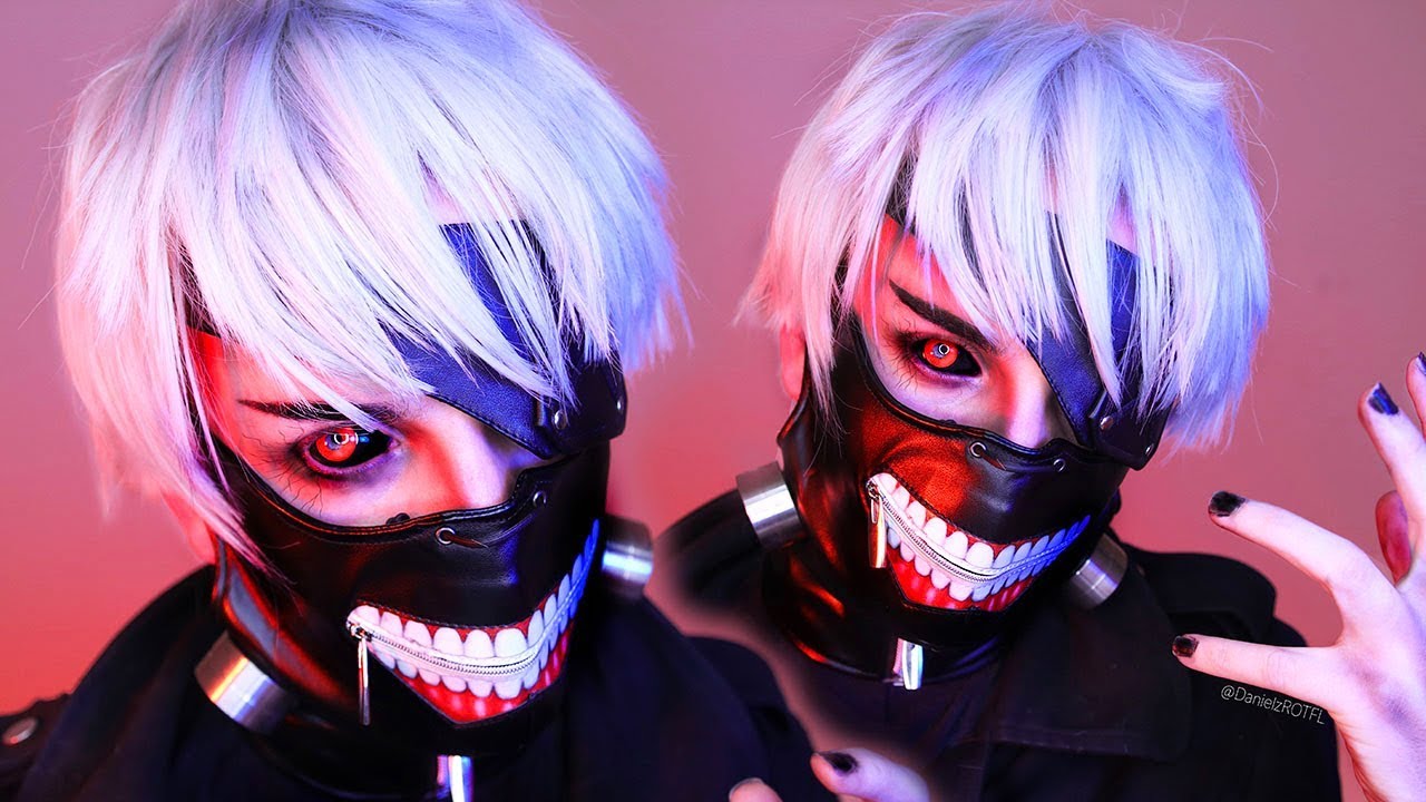 Tokyo Ghoul Makeup Tutorial | DanielzROTFL - YouTube