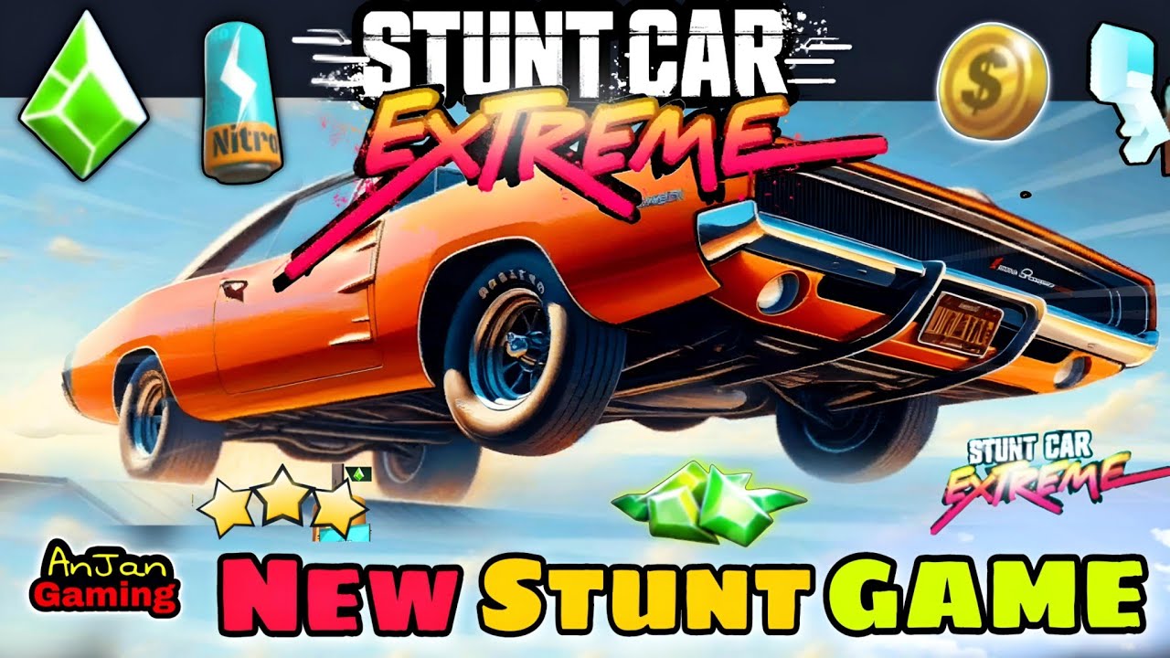 Stunt Car Extreme Levels 1-7😍🔥|| New Game Stunt Car Extreme Gameplay ...