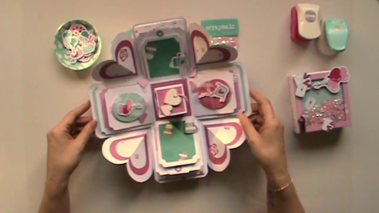 🎓VÍDEO Tutorial 💝 Caja Explosiva Scrapéalo Box EPLONDIG BOX! - YouTube