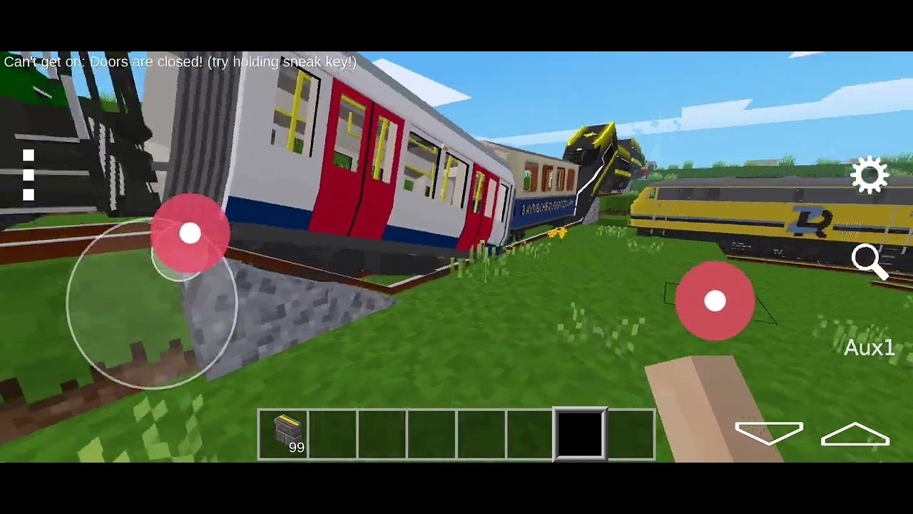 i made a longest Train in minetest - YouTube