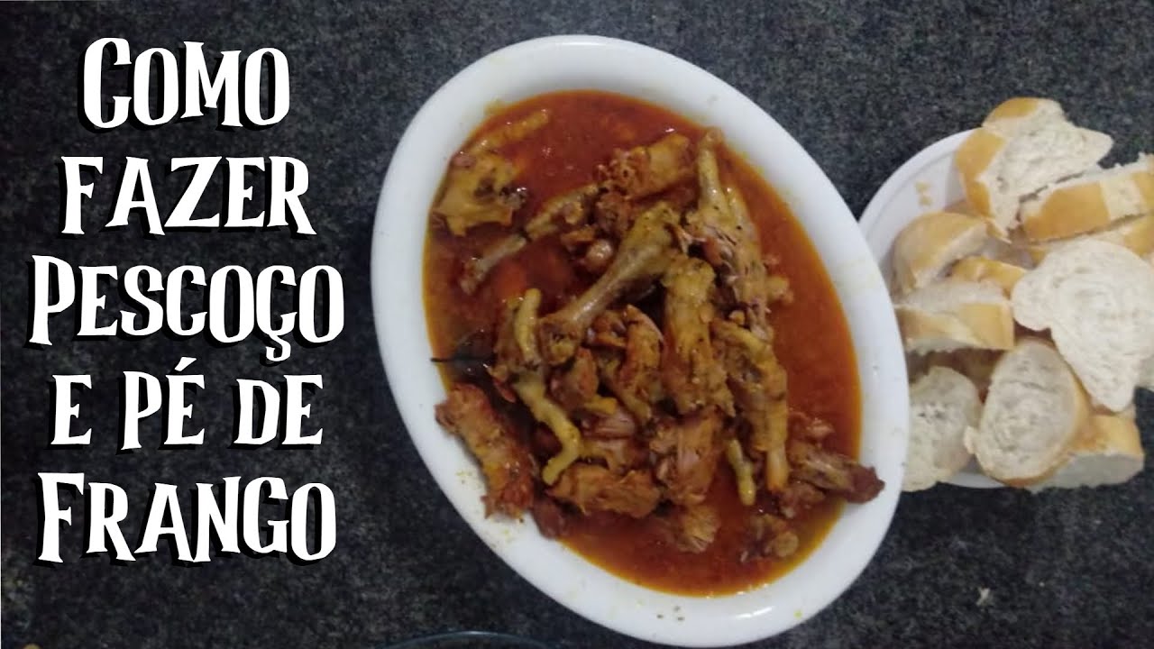 Pé e pescoço de frango (ótimo tira gosto) - Receita #4 - YouTube