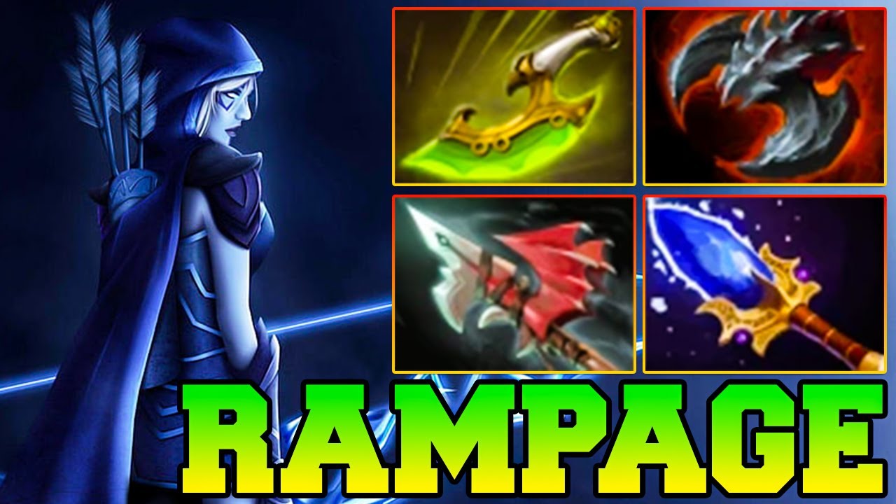 Rampage + 24 Kills Drow Ranger Dota 2 !! Dota 2 Drow Ranger Pro ...