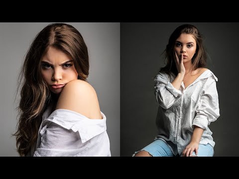 SIMPLE 1 LIGHT setup for BREATHTAKING studio portraits
