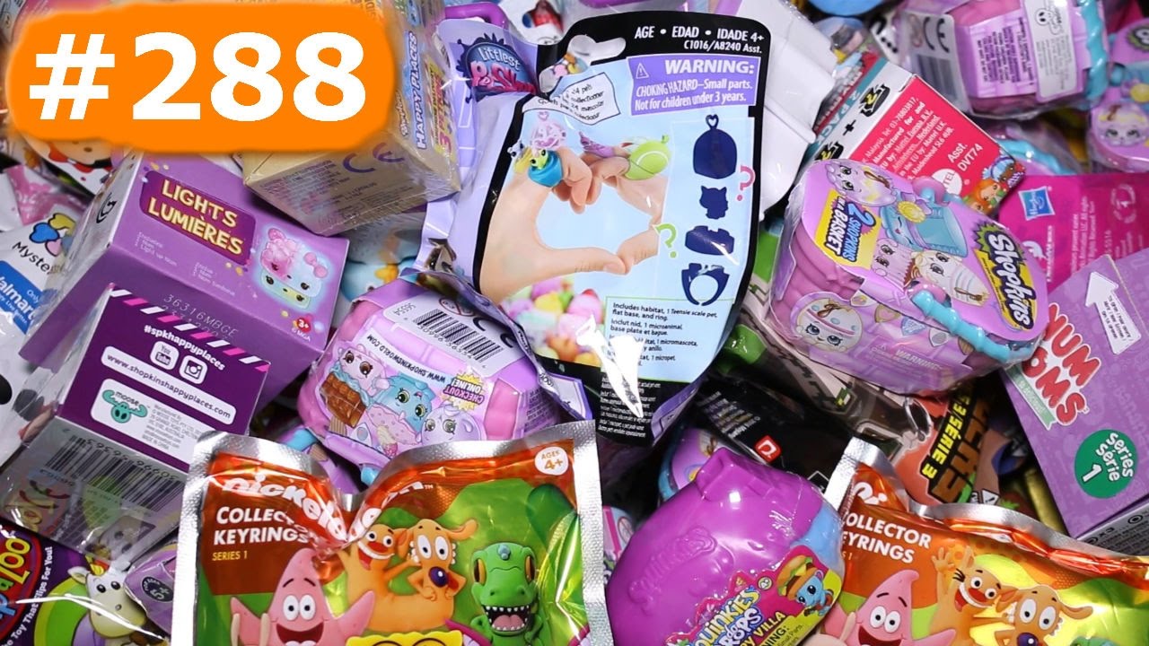 Random Blind Bag Box Episode #288 - Splashlings, Shopkins, Moofia ...