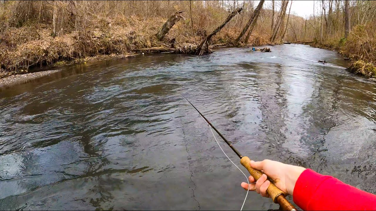 Streamer Fishing for BIG TROUT!! Creek Fishing Chaos (New PB??) - YouTube