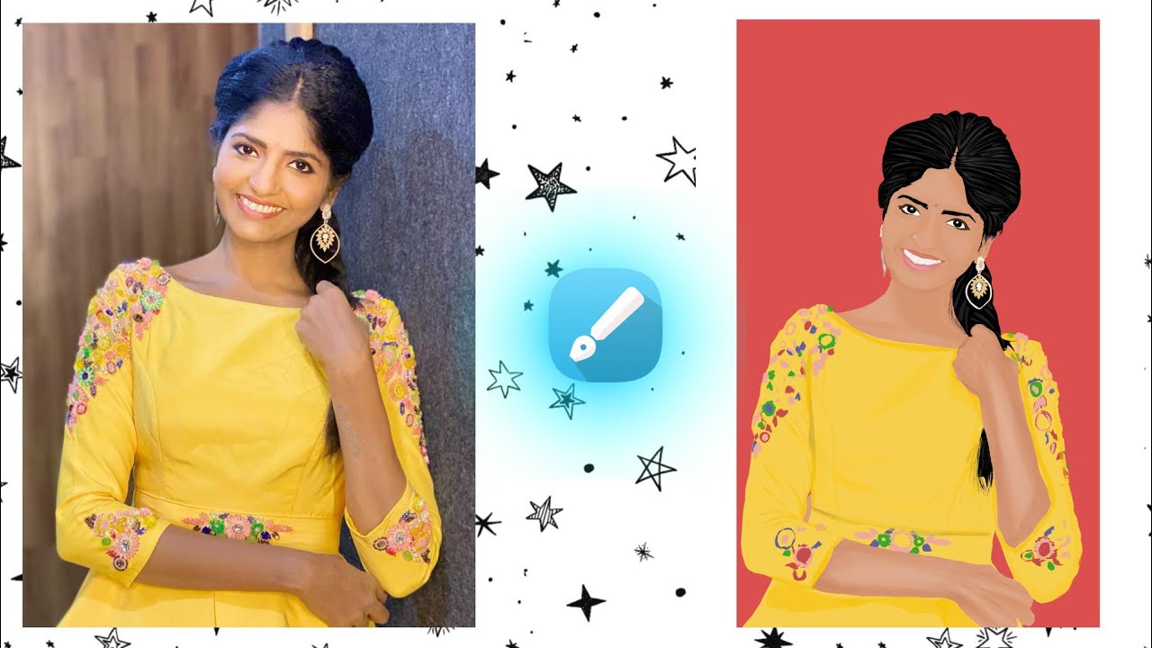 Cook with Comali 2 Winner Kani | Vector Art | Adobe Illustrator CC ...