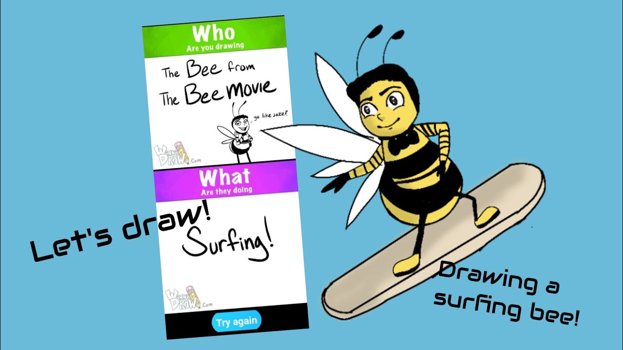 Let's draw! Draw barry from the bee movie using wannadraw | JABE G ...