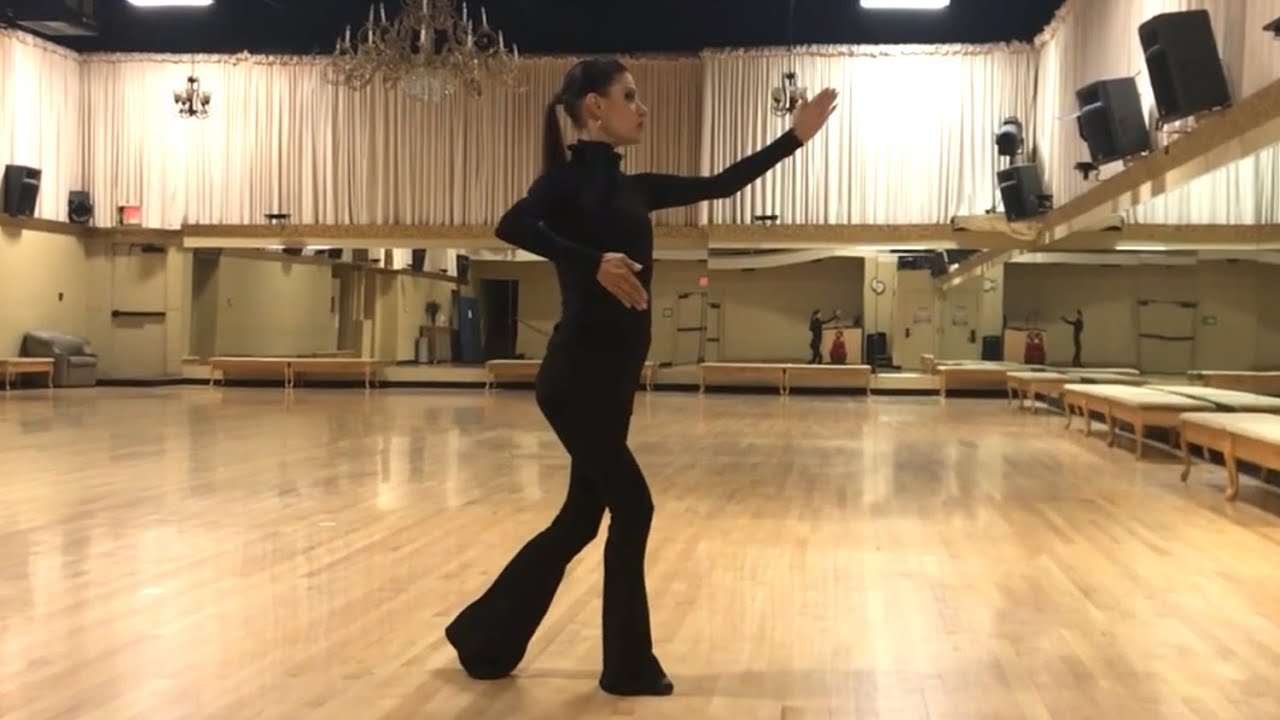 How to Dance Left Foot and Right Foot Rock Step in Tango - YouTube